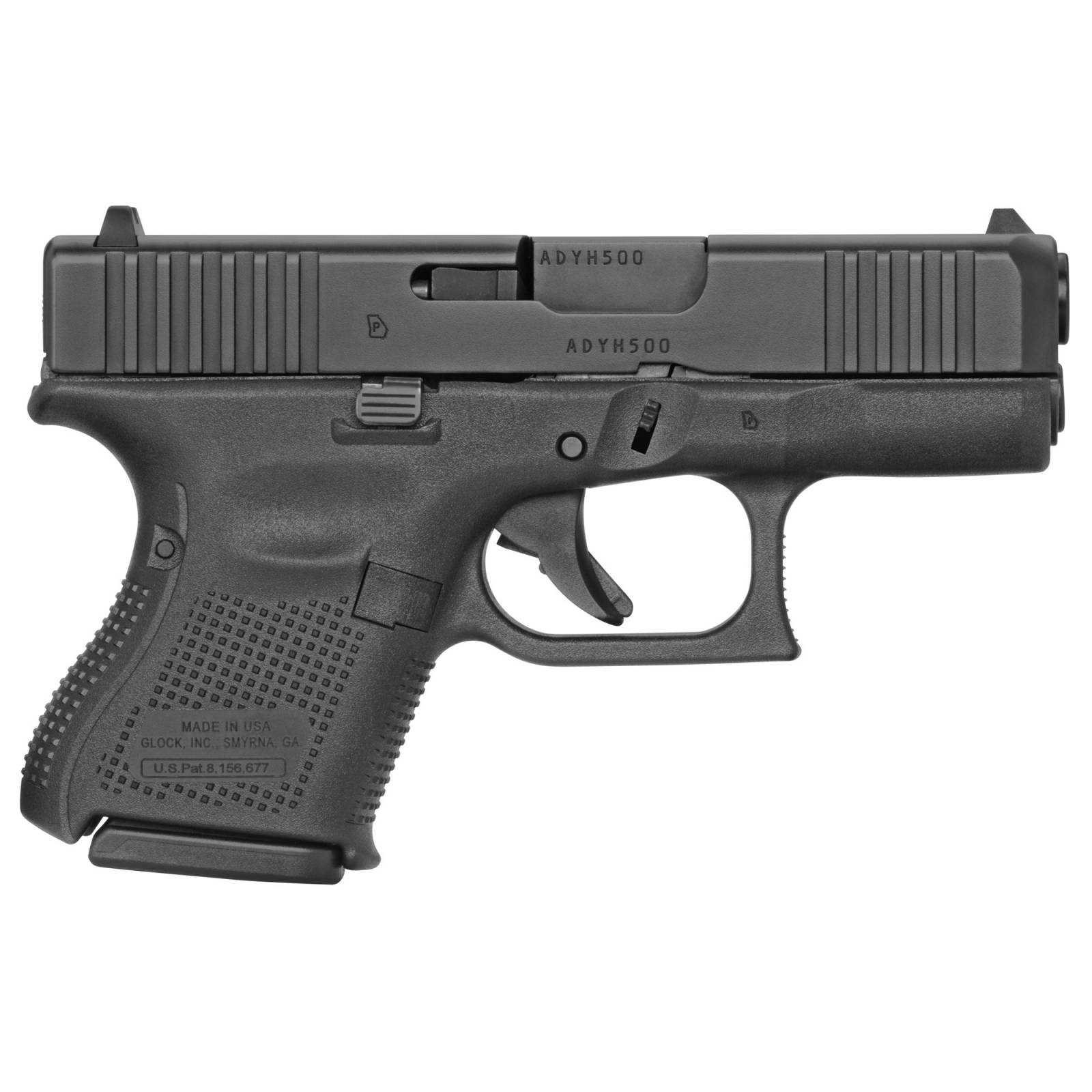 Glock G26 Gen 5 9mm Luger 3.43" 10 Round Black Interchangeable ...