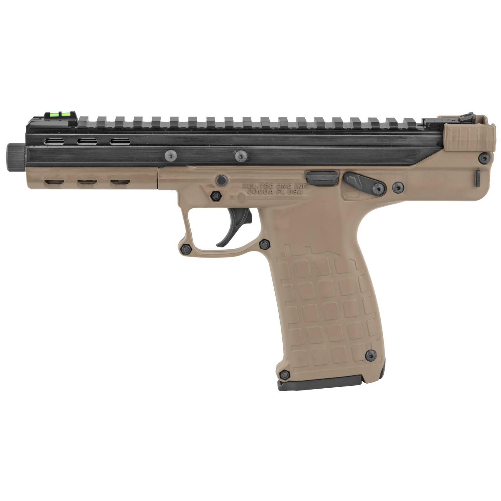 Kel-Tec CP33 .22 LR 5.5" 33 Round Tan Polymer Grip/Frame Pistol ...