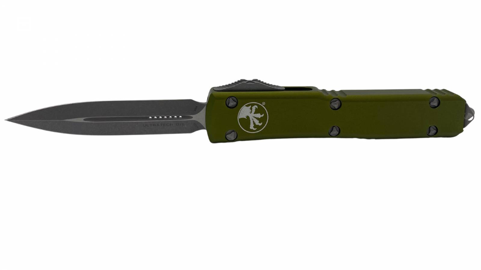 Microtech Ultratech D/E OD Green Apocalyptic Standard Automatic Knife