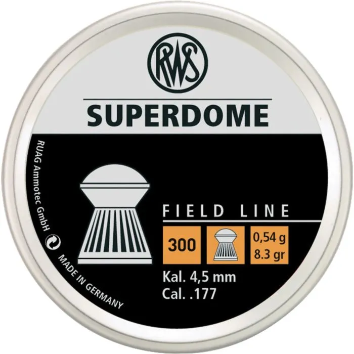 RWS 2317378 Superdome Pellets .177 Pellet Lead 300 | BattleHawk Armory