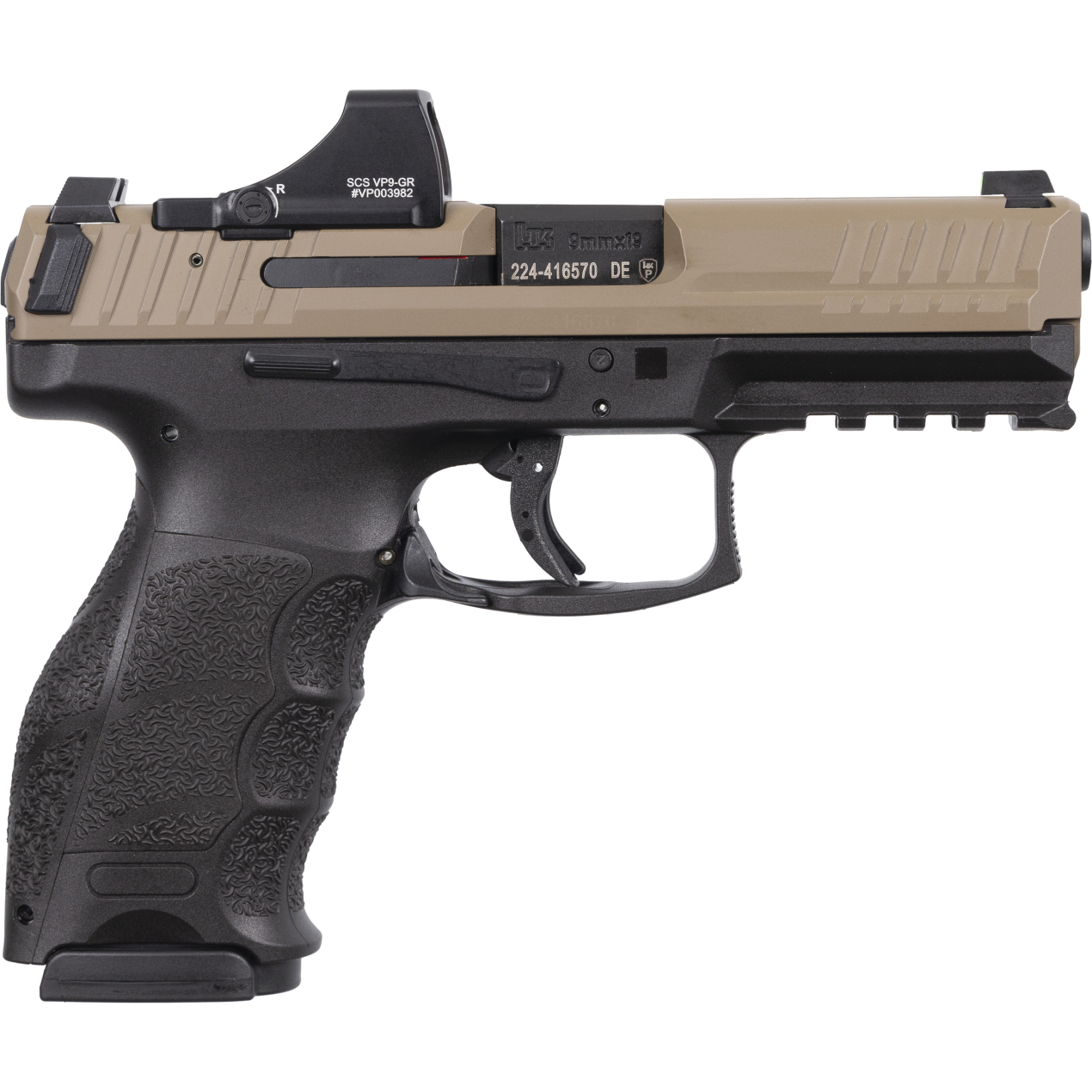 H&K VP9 9mm 4.09" Barrel 17Rd w/ Holosun SCS Green | BattleHawk Armory