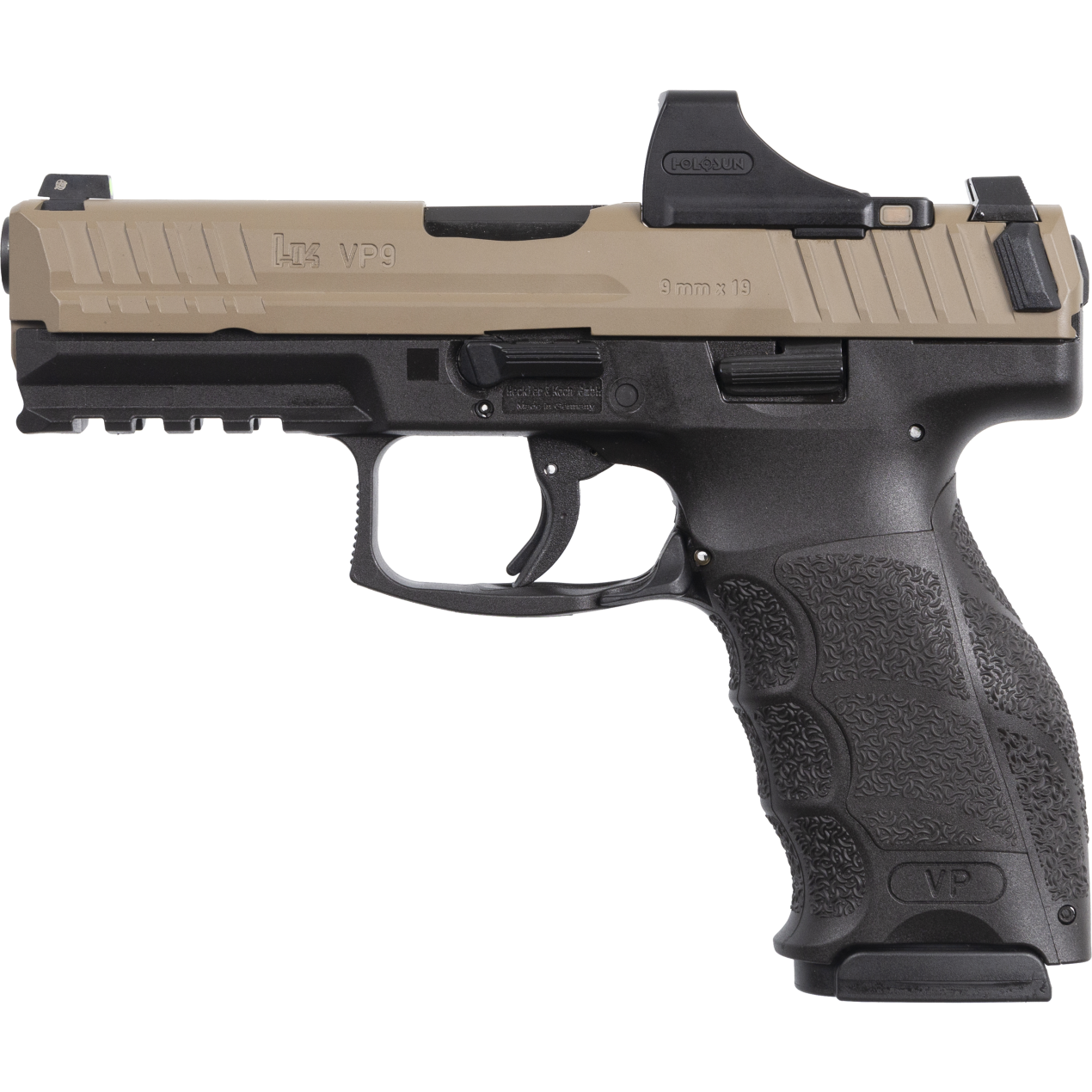 H&K VP9 9mm 4.09" Barrel 17Rd w/ Holosun SCS Green | BattleHawk Armory