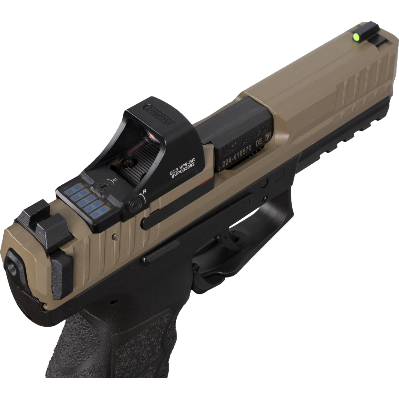H&K VP9 9mm 4.09" Barrel 17Rd w/ Holosun SCS Green | BattleHawk Armory