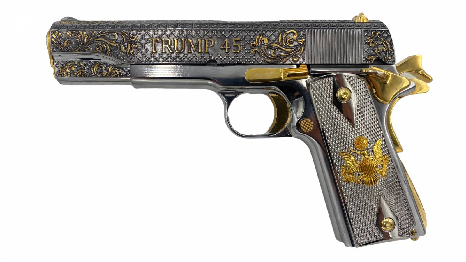 Auto Ordnance 1911A1 Donald J. Trump Pistol w/ Gold Accents