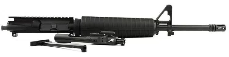 Aero Precision AR15 Complete Upper, 16" 5.56 Mid-Length Barrel w ...
