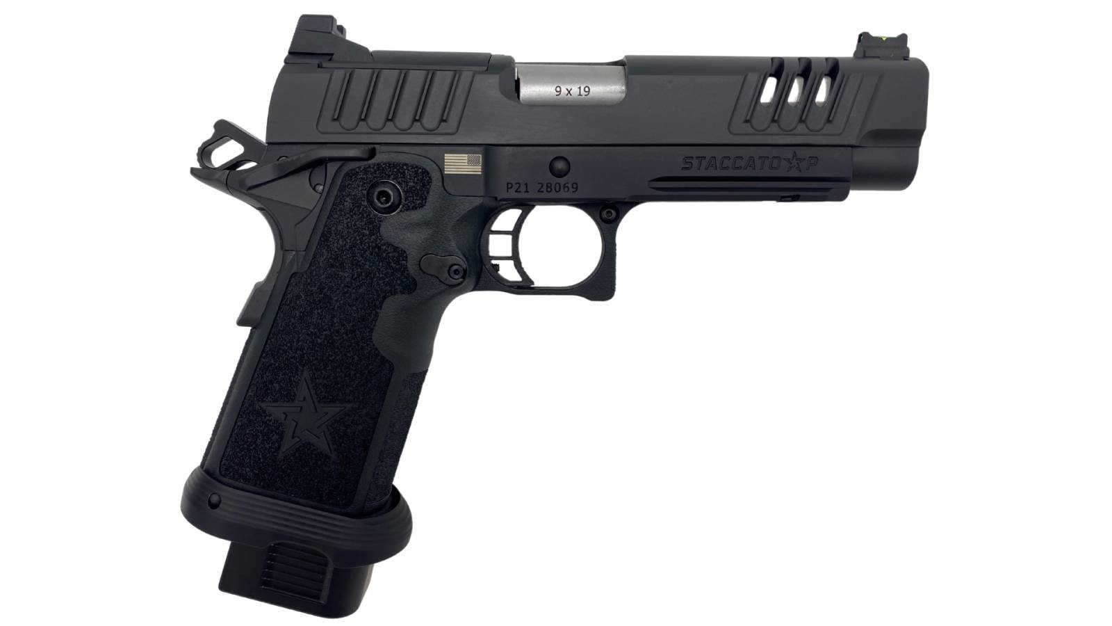 Staccato 2011 P AL Frame OR 9mm 4.4" DLC SS Barrel Pistol