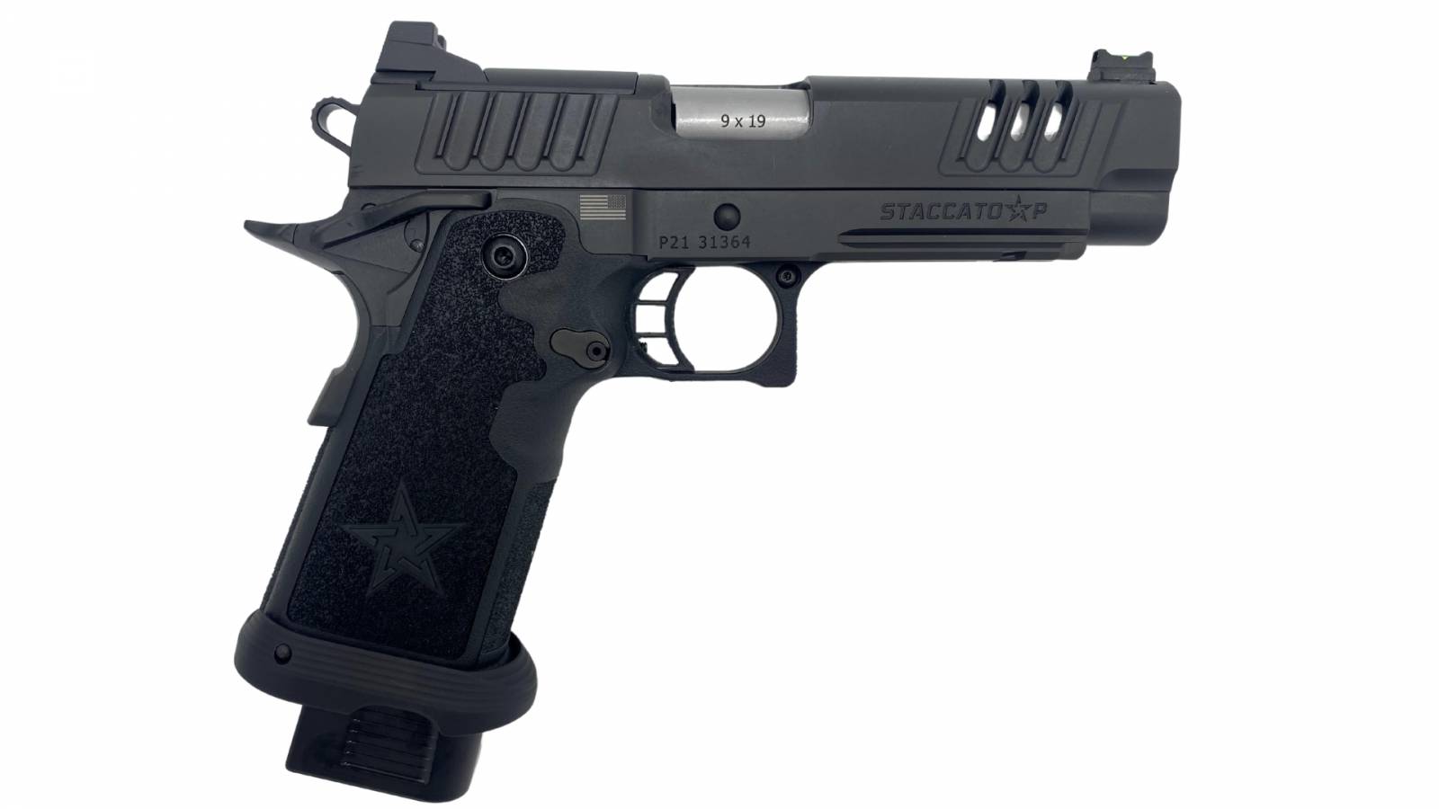 Staccato 2011 CS Frame P w/ Gen 2 Tac Texture X Grip & Optics Ready Pistol