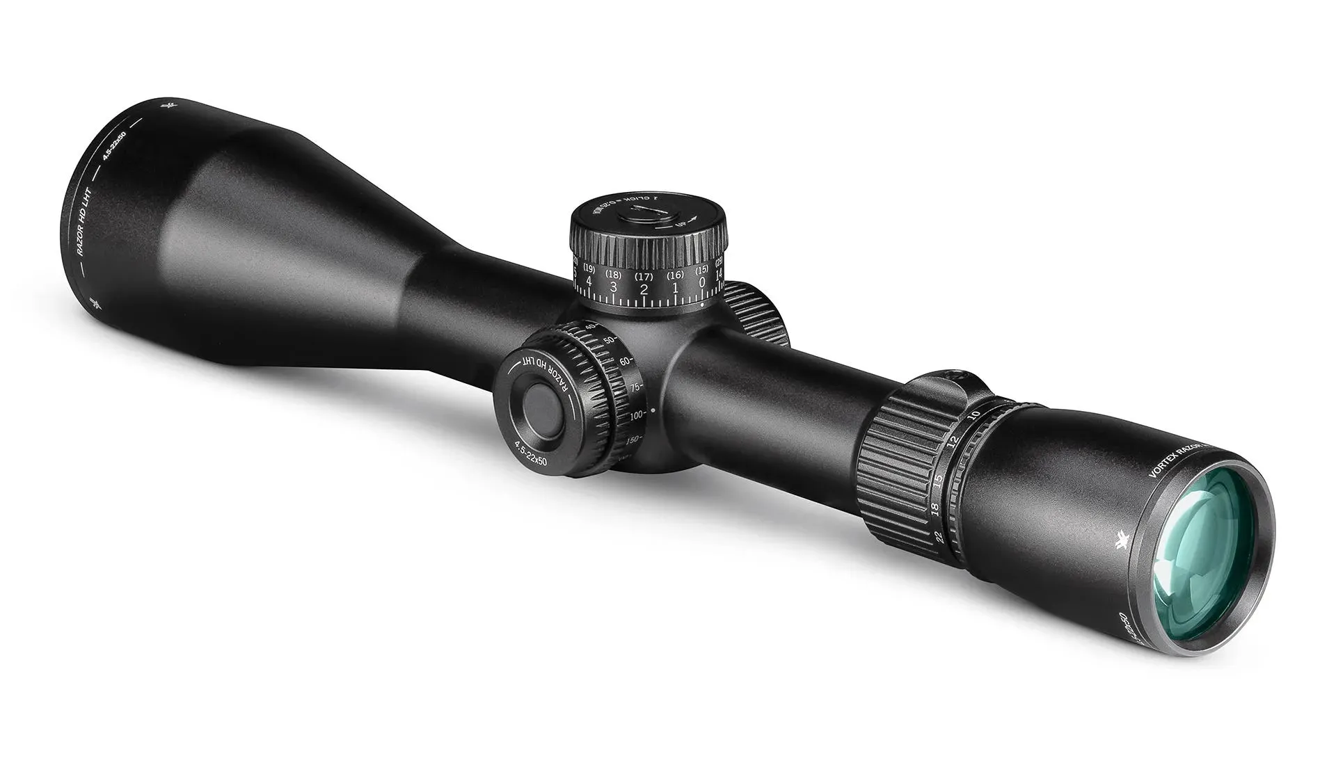 Vortex Optics Razor HD LHT 4.5-22x50 FFP, XLR-2 MRAD Reticle, 30mm Tube ...
