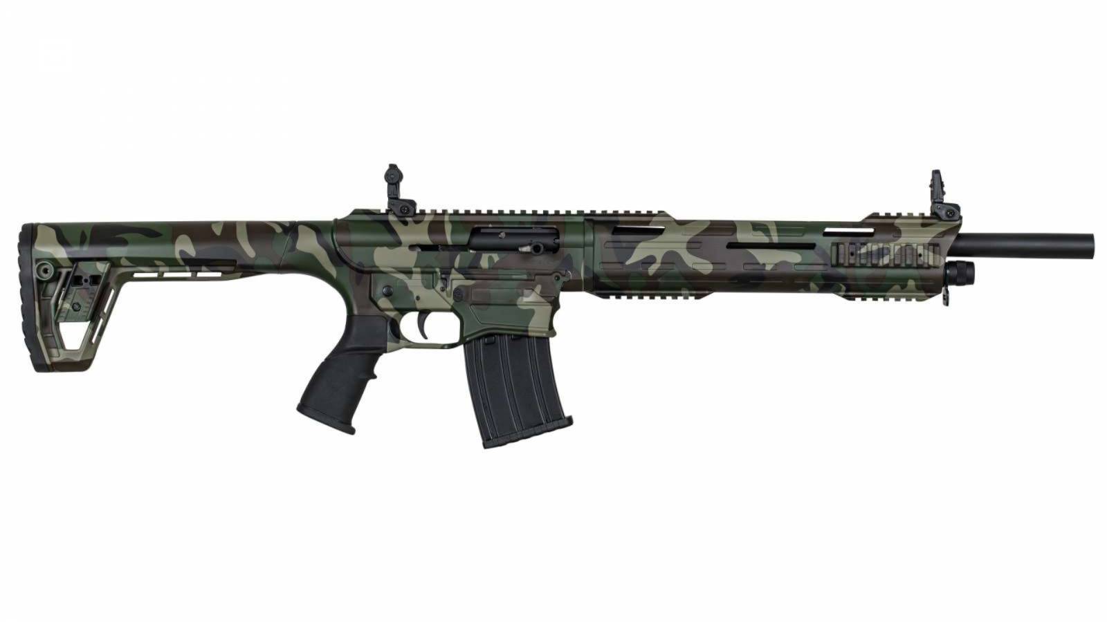 TAR 12 18.5" Semi Auto M81 Camo Shotgun