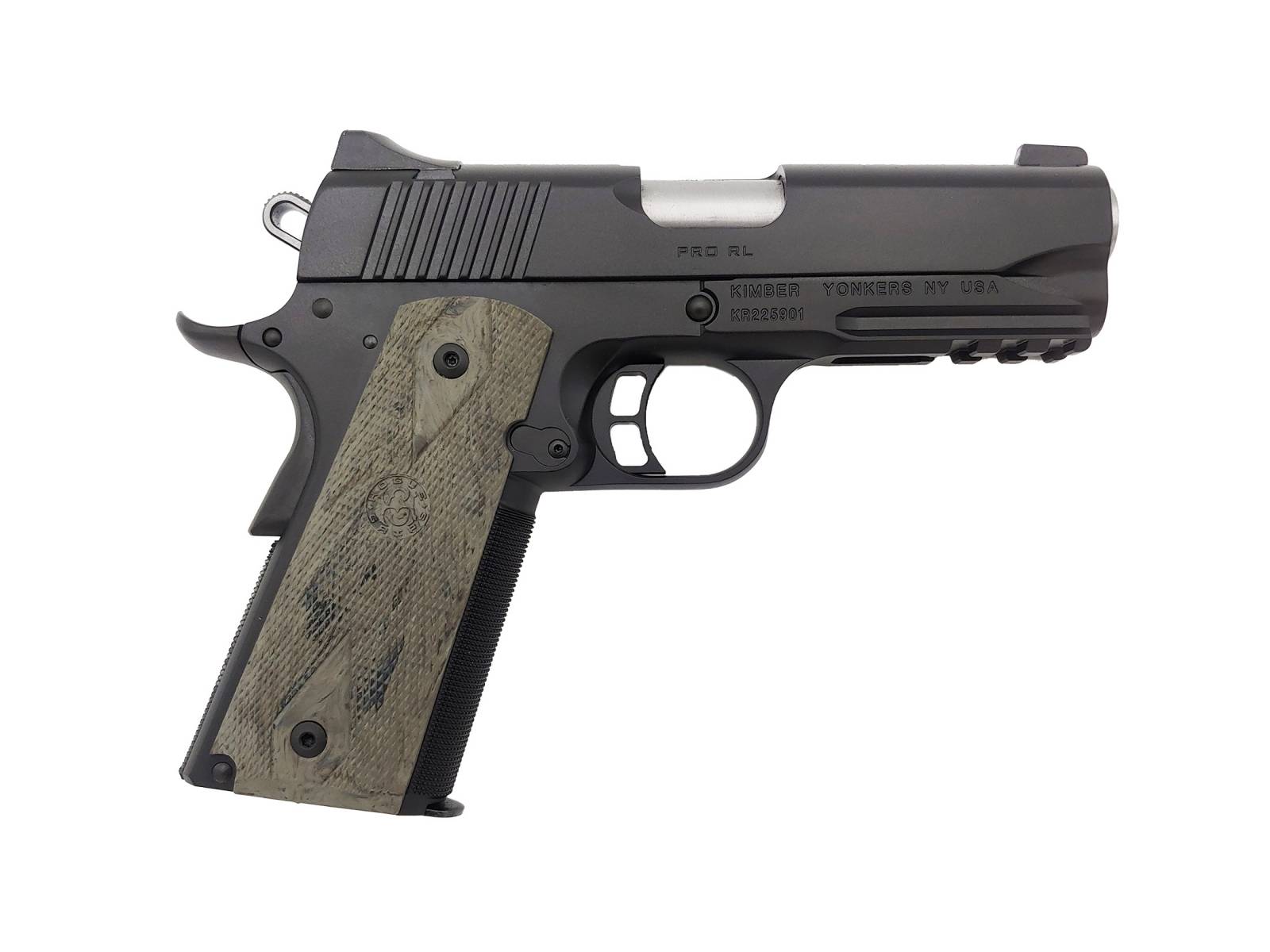 Kimber Pro RL, .45acp, 4" Barrel, 1- 7rd Magazine, Hogue Grips, Pistol ...