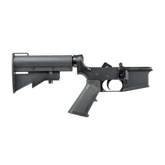 DPMS RETRO DP-15 CAR STOCK COMPLETE LOWER, BLACK | BattleHawk Armory
