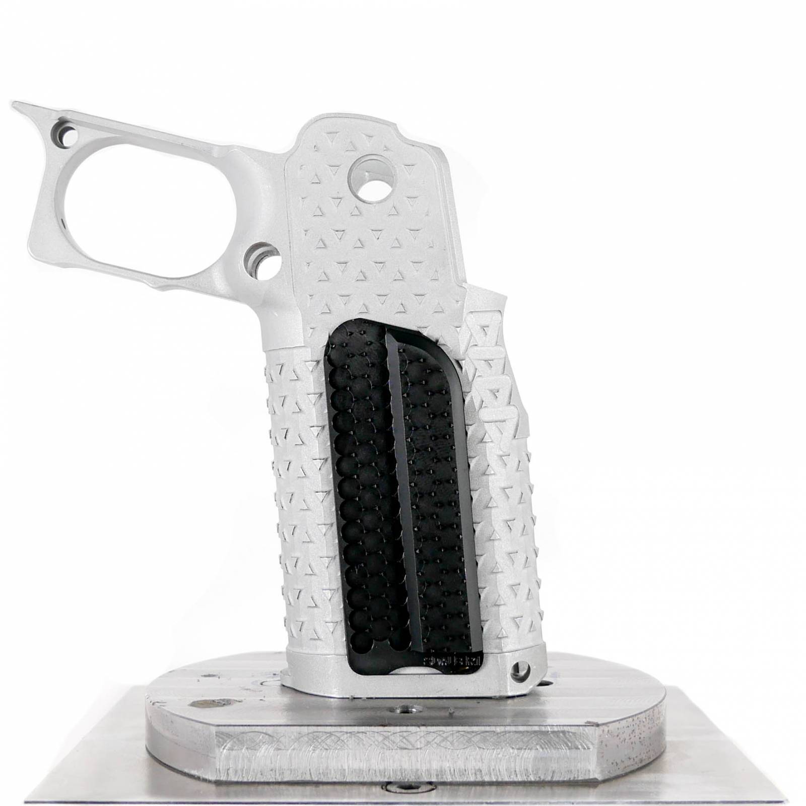 Atlas Gunworks Left Aggressive Texture Brass Step Grip Panel