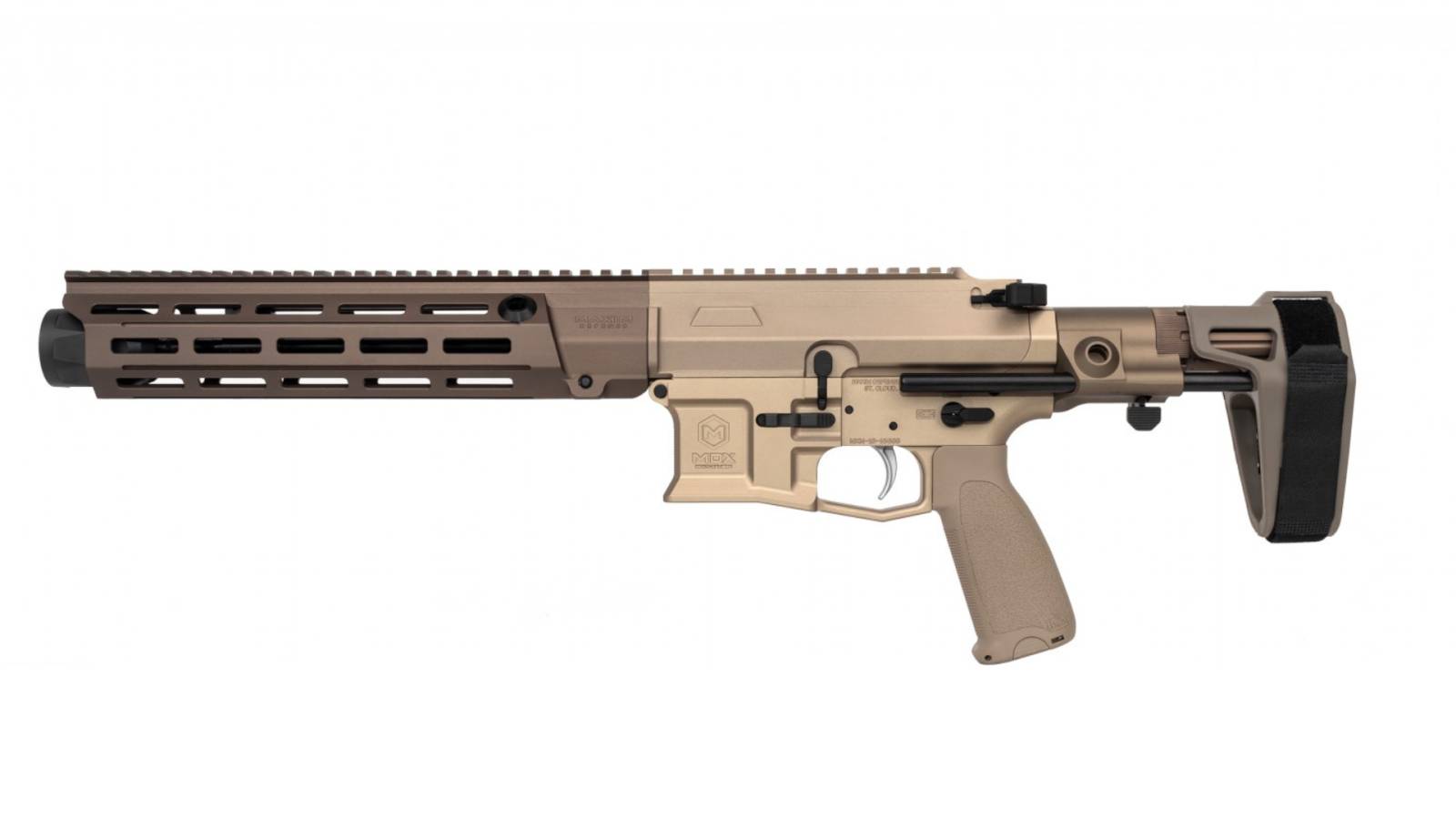 Maxim Defense MDX-510 7.62x39mm 10.3" Arid/FDE Pistol with Brace Included