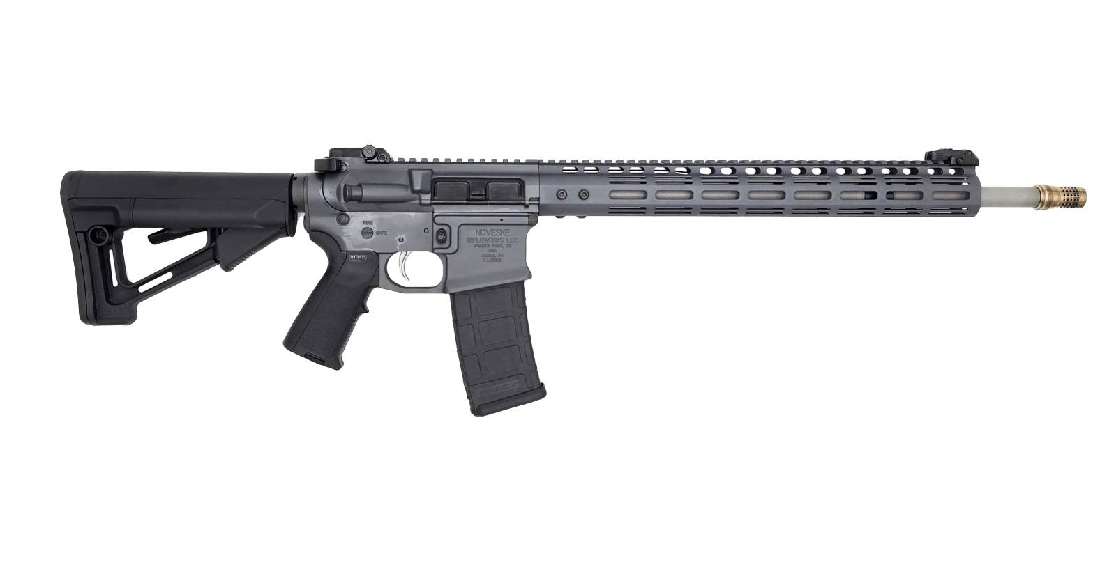 Noveske SPR Gen 3 5.56mm NATO 18" 30 Round Sniper Grey Cerekote MLOK ...