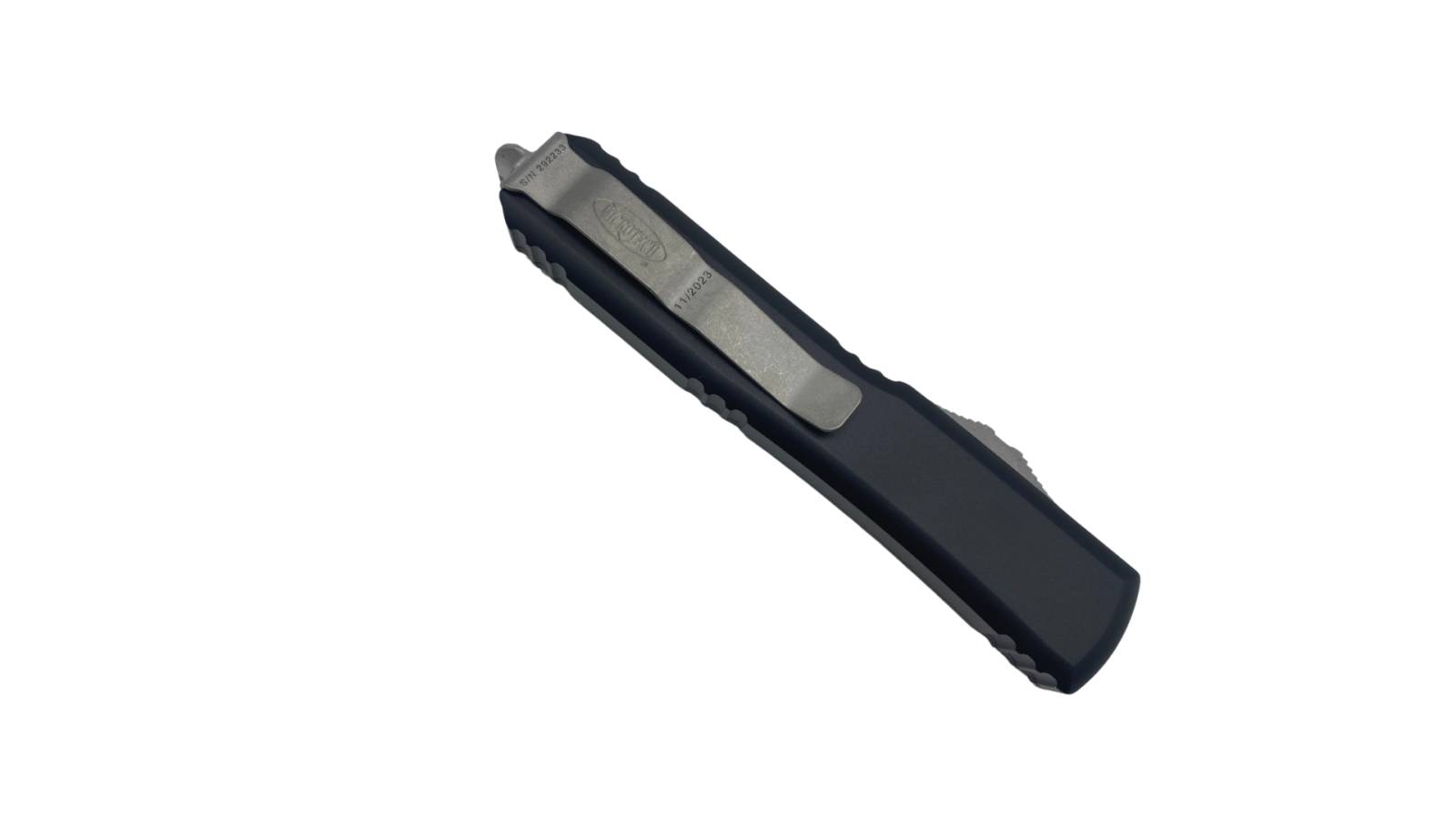 Microtech 121-11AP Ultratech S/E Apocalyptic Partial Serrated, Black ...