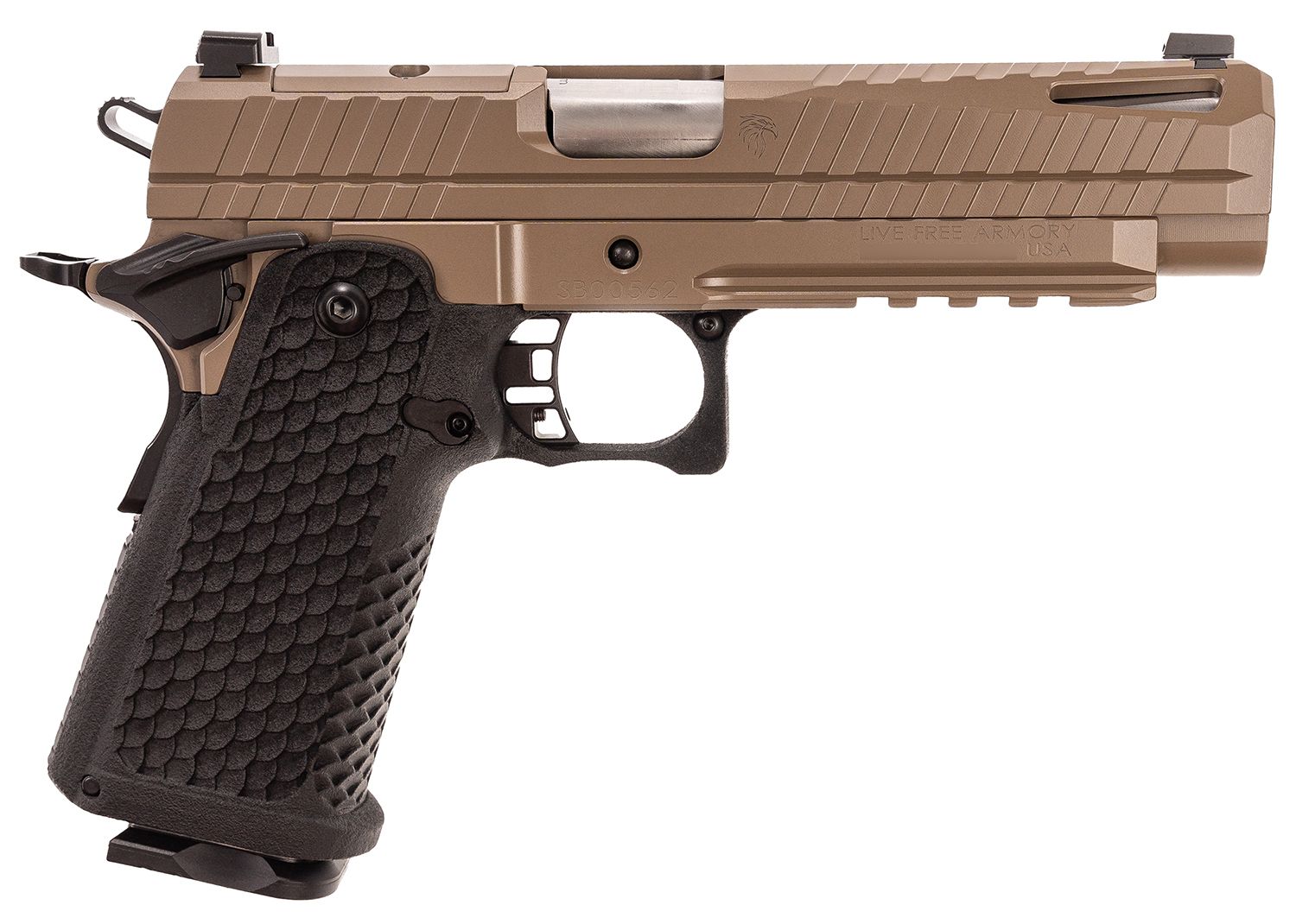 Live Free Armory Apollo 11 Full Size 9mm 4.9" 17+1 Elite Flat Dark ...
