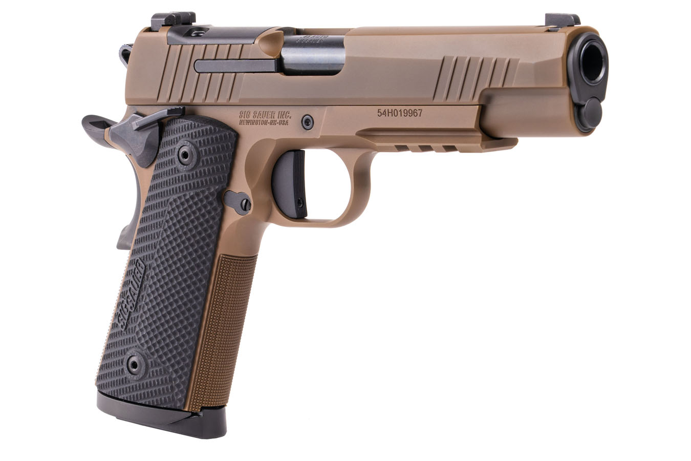 SIG SAUER 1911 XSERIES 45ACP 5" 8RD COYOTE TAN PISTOL | BattleHawk Armory