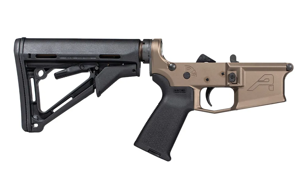 Aero Precision M4E1 Complete Lower Receiver Kodiak Brown Black Magpul ...