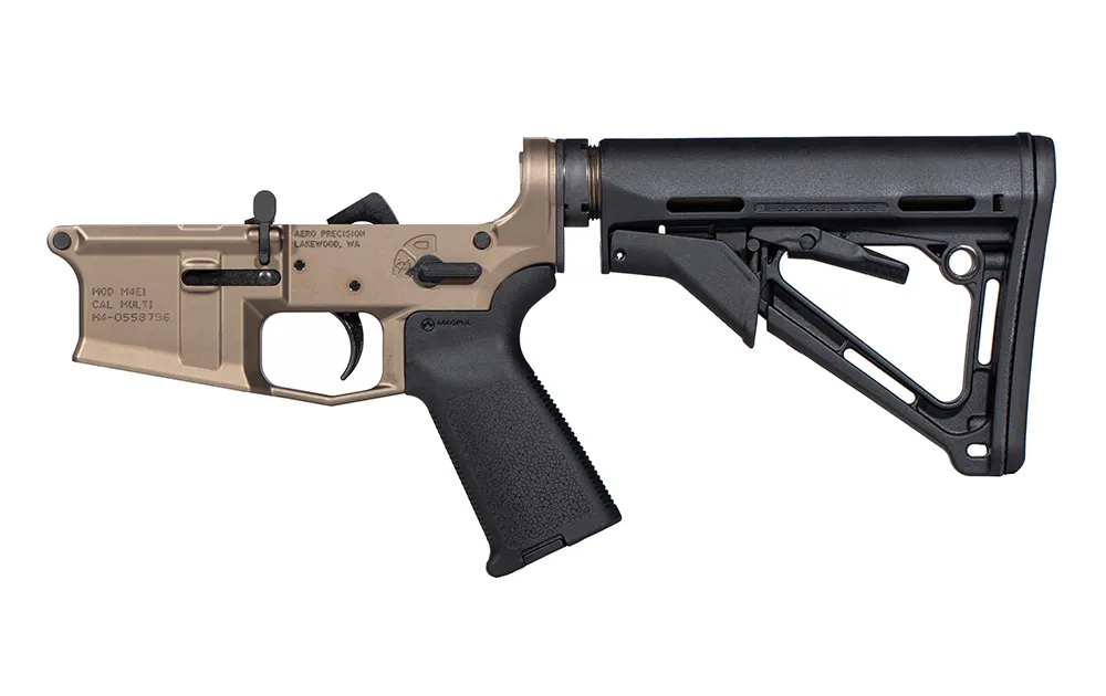 Aero Precision M4E1 Complete Lower Receiver Kodiak Brown Black Magpul ...