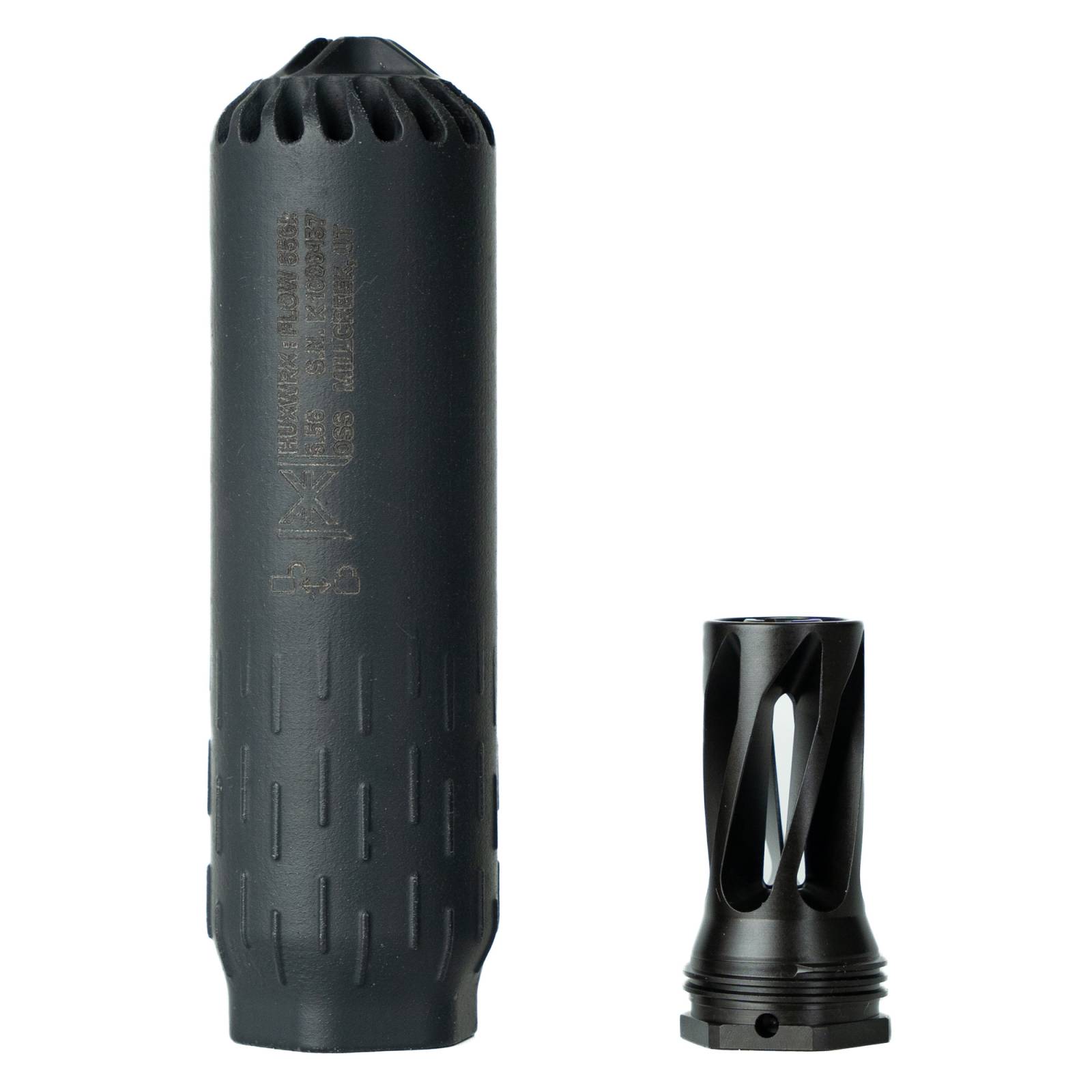 HUXWRX Flow 556K Suppressor with Included Flash Hider