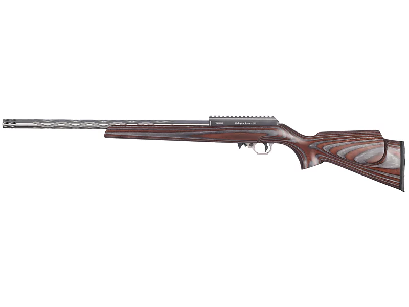 Volquartsen SF-1 .22 LR 10rd 18.5" Stainless Snake Fluted Barrel Rifle ...