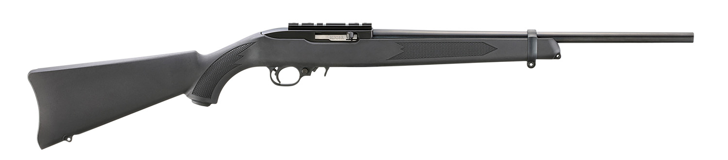 Ruger 10/22 Carbine .22LR 10rd 18.5" Barrel Black Synthetic Stock Rifle ...