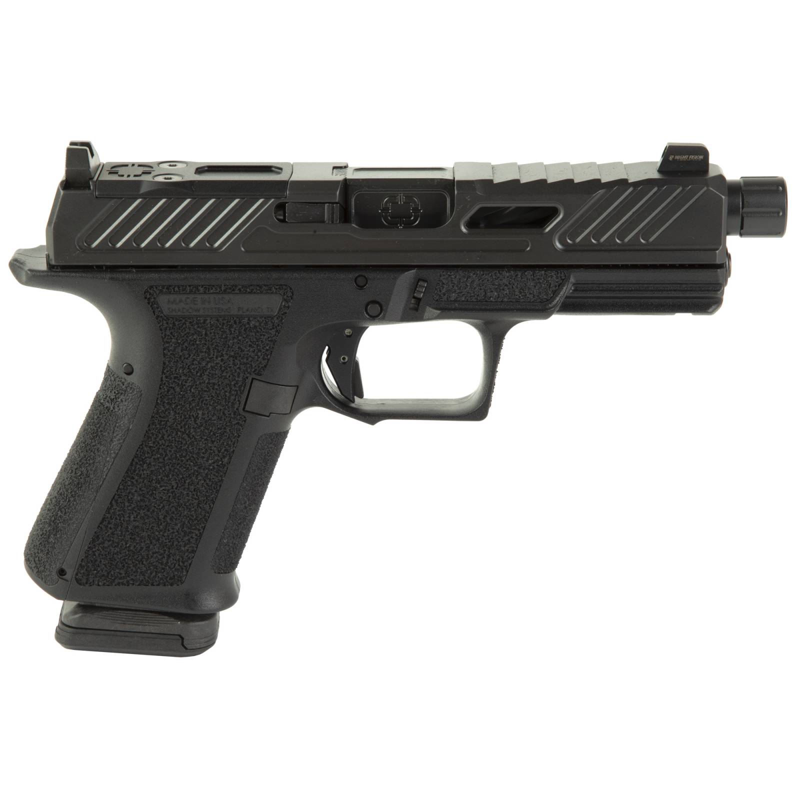 Shadow Systems MR920 Elite Compact 9mm 4" Black Nitride Match/Spiral ...