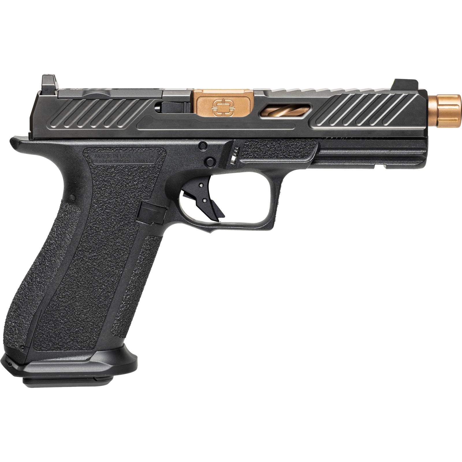 Shadow Systems DR920 Elite 9mm 5" Bronze Spiral/Fluted Threaded 17+1 ...