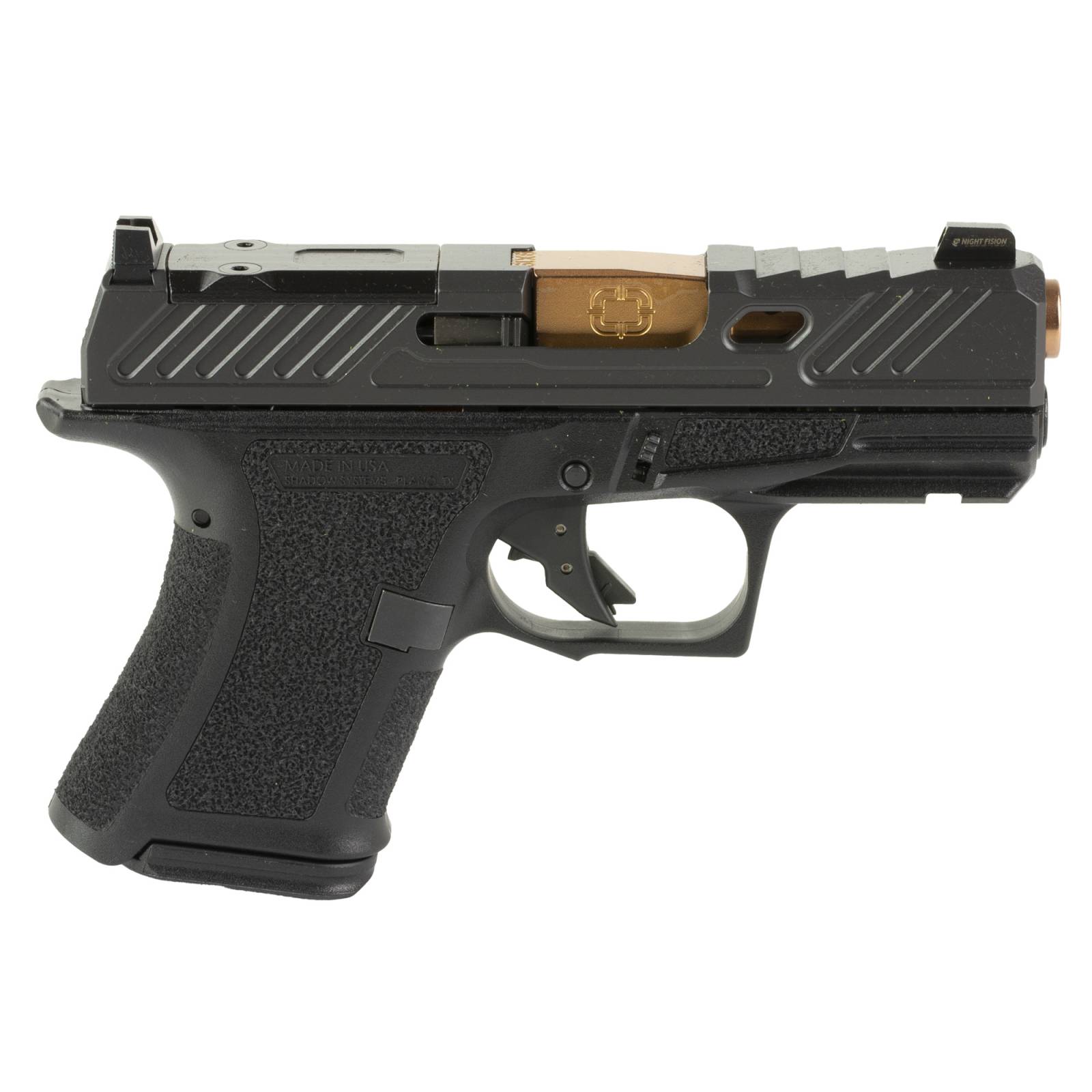 Shadow Systems CR920 Elite Sub-Compact 9mm 3.4" Bronze Spiral Barrel 13 ...