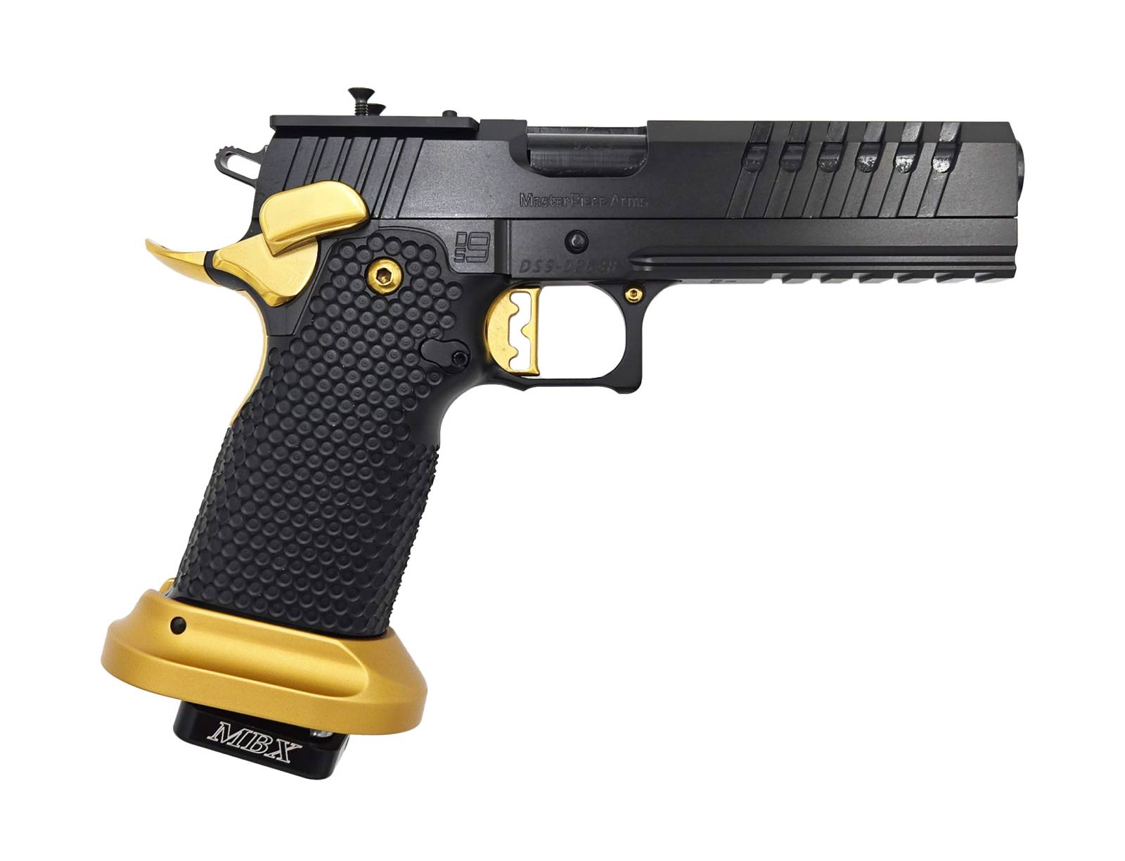 Masterpiece Arms DS9 LOC, 9mm, 5" Barrel, 2 Magazines, Trijicon Optics ...