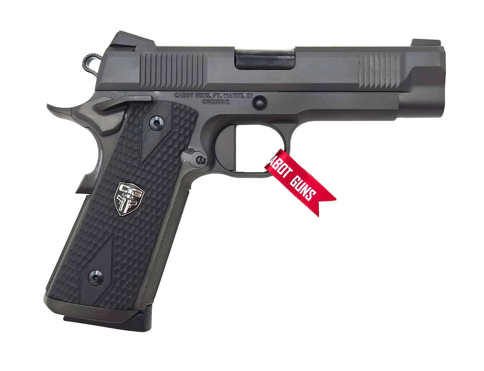 Cabot Guns Rebellion 9mm 1911 Pistol with Full DLC Finish