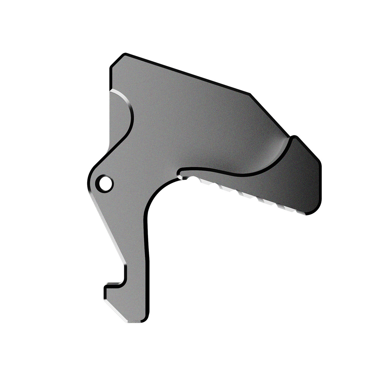 Rise Armament Extended AR Charging Handle Latch Graphite Gray- Fits AR ...