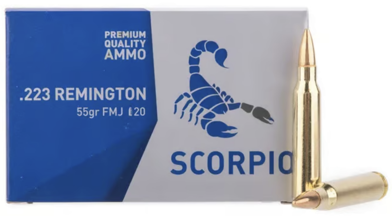 SVT Technology Scorpio Ammo .223rem 55gr FMJ, 20rd Box | BattleHawk Armory