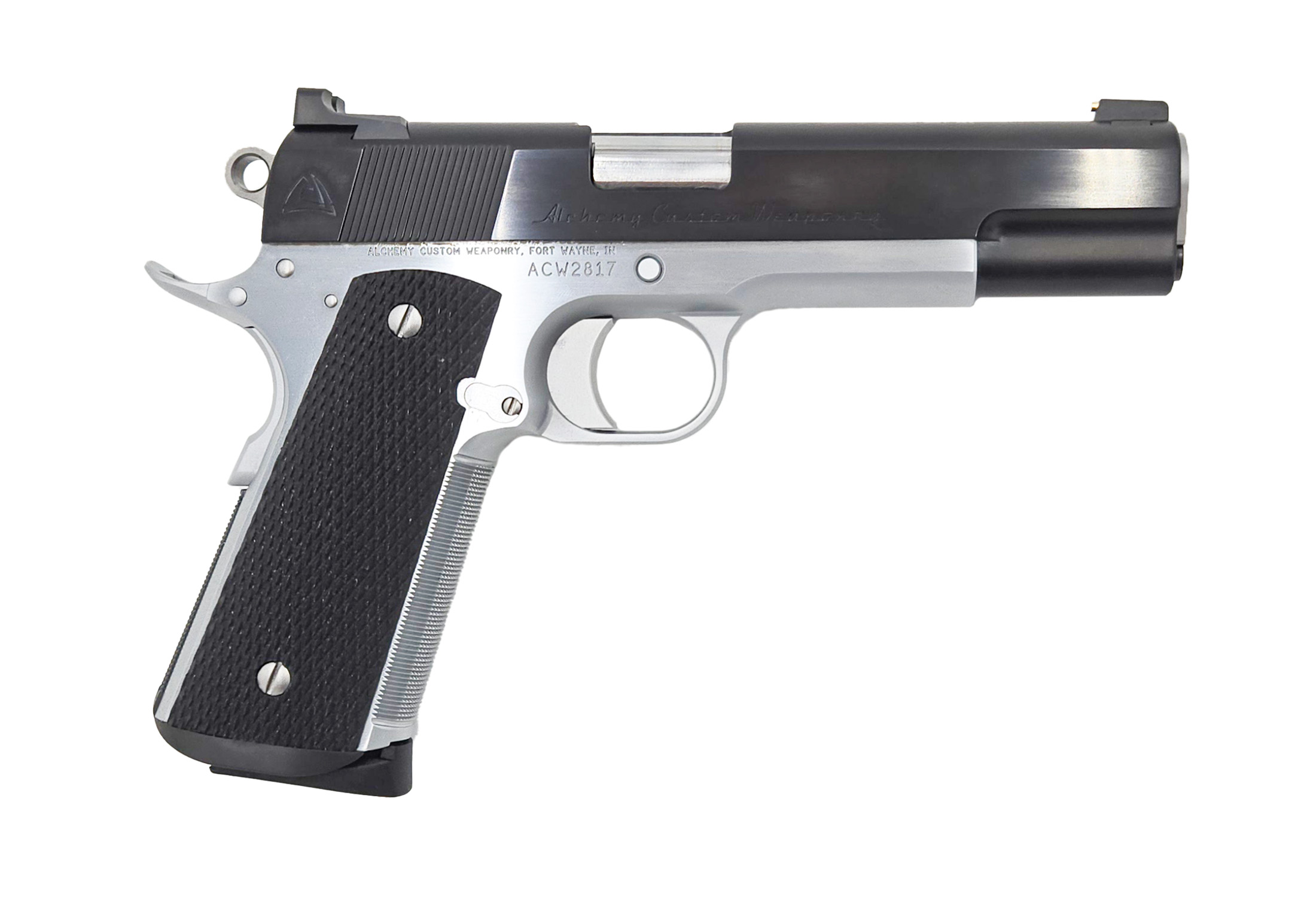 Alchemy Custom Weaponry Prime Elite .45acp in Black & Chrome