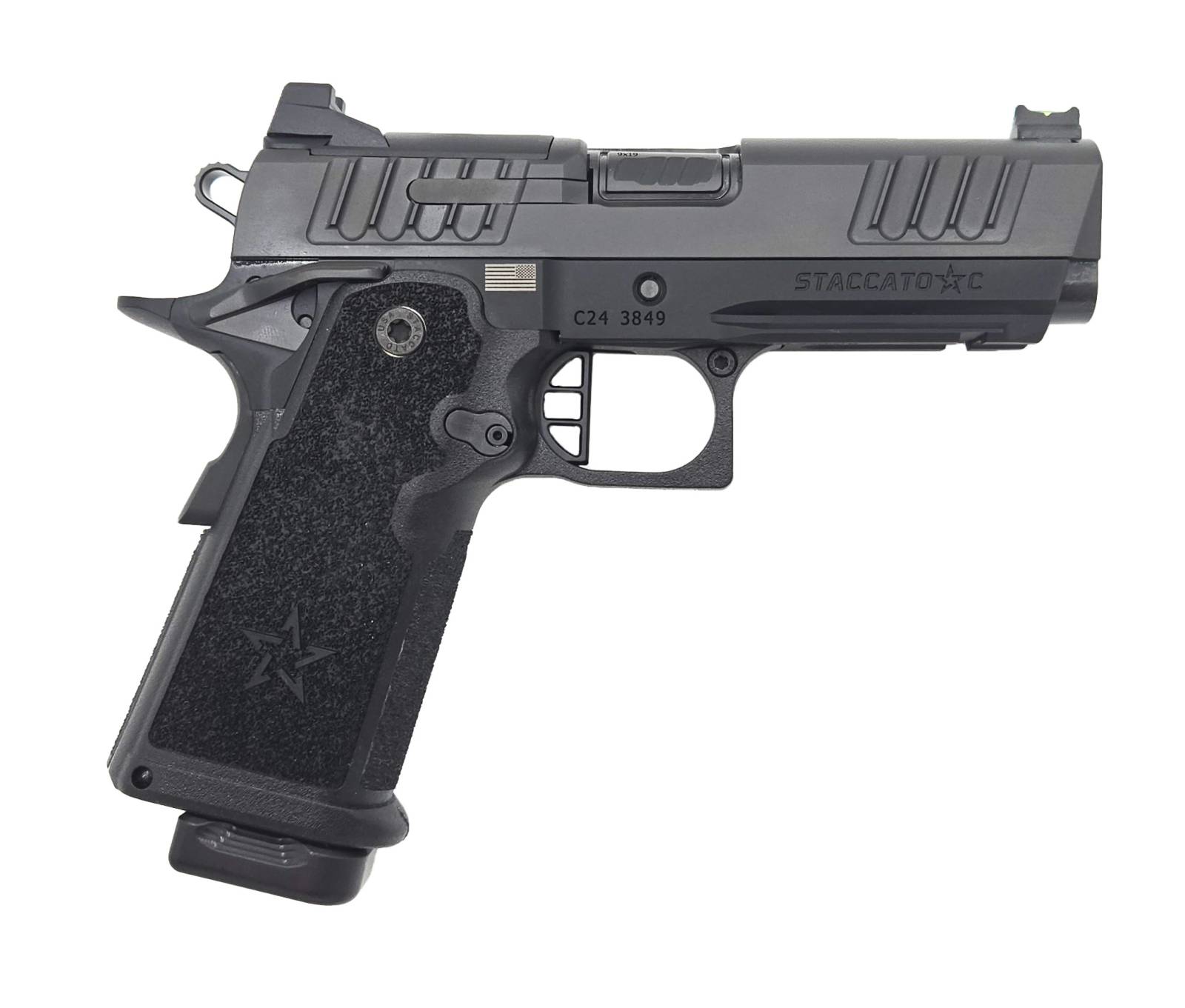 Staccato 2011 C, 9mm, 4.0" Barrel, 2 Magazines, Full Size Grip, Optics ...