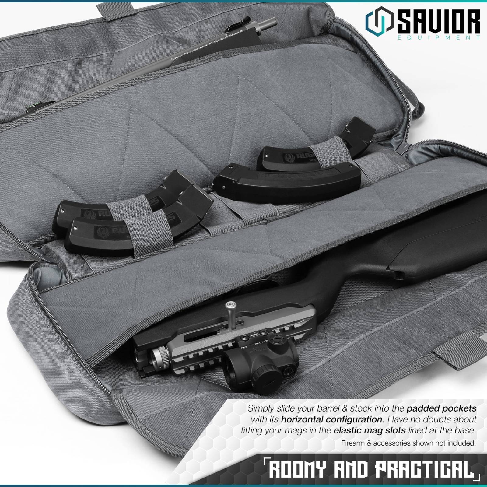 Savior Equipment Urban Takedown Single Rifle Bag – 27" Gray ...