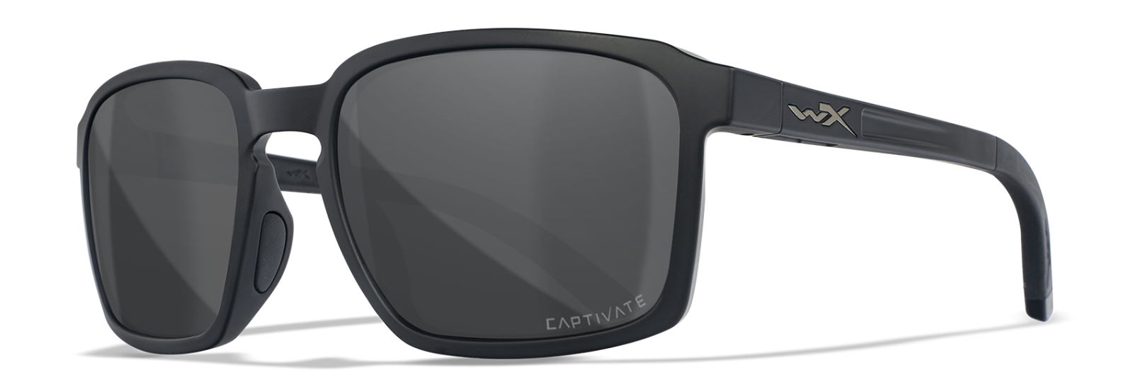 Wiley X Alfa Sunglasses - Polarized Grey Lenses, Matte Black Frame ...