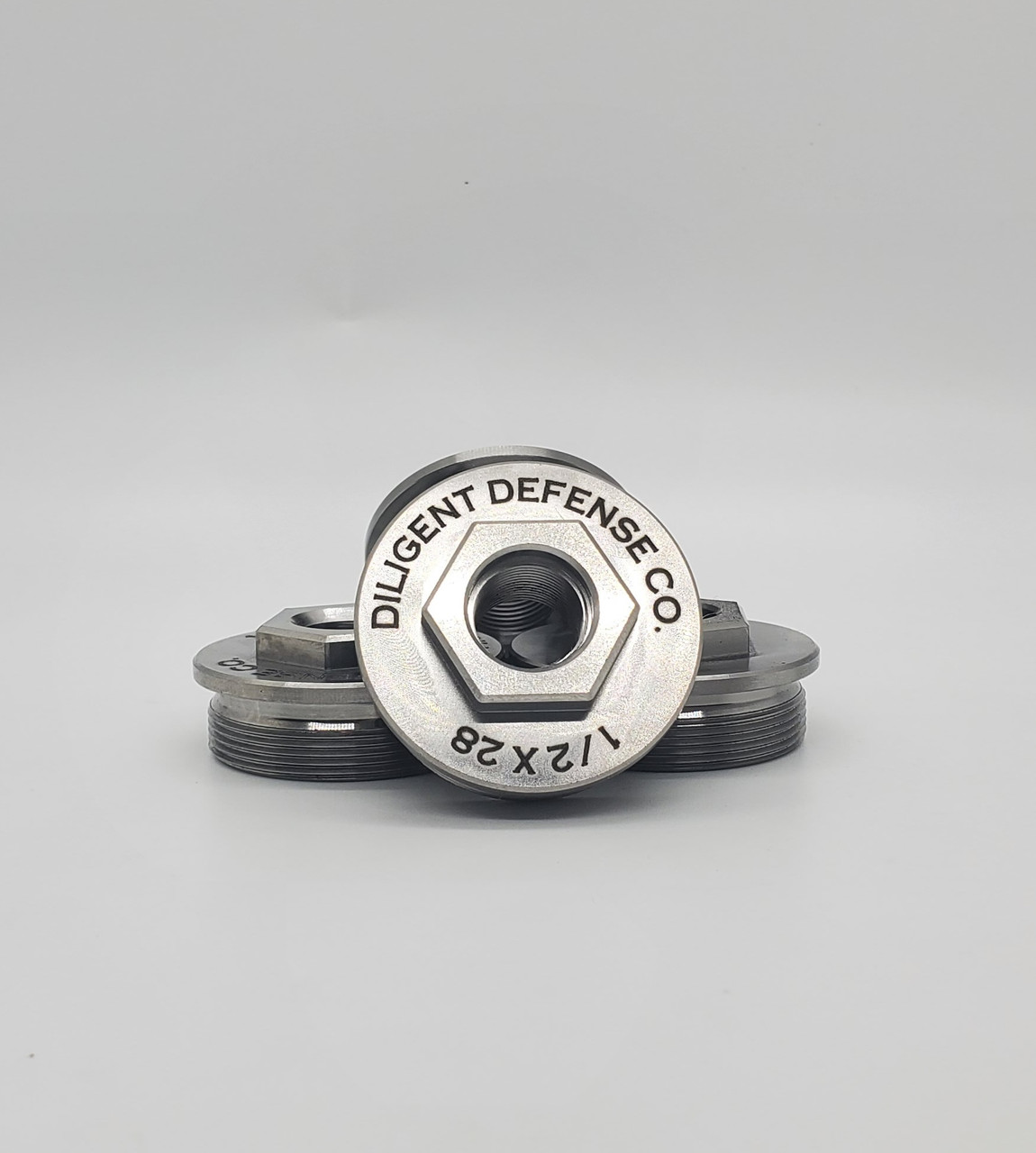 Diligent Defense Ti Direct Thread Hub Adapter 1/2x28 | BattleHawk Armory