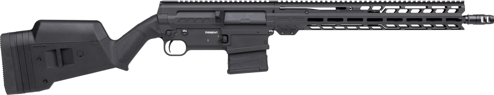 CMMG Dissent Br3 8.6 BLK 10+1rd 16.1" Magpul SGA Stock Zeroed Drop-In ...