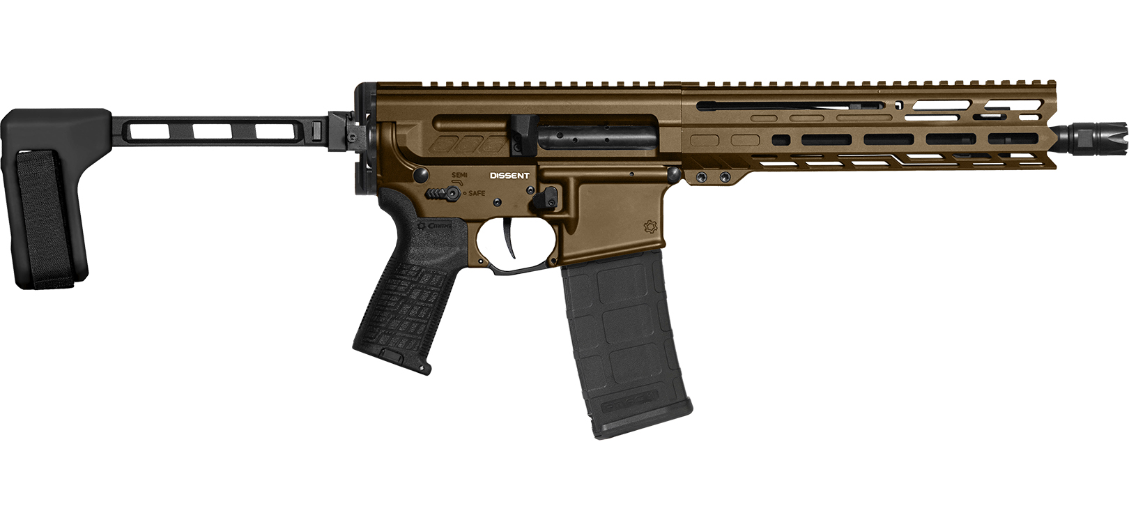 CMMG Dissent Mk4, .300blk, 10.5" Barrel, 1- 30rd Magazine, Midnight ...