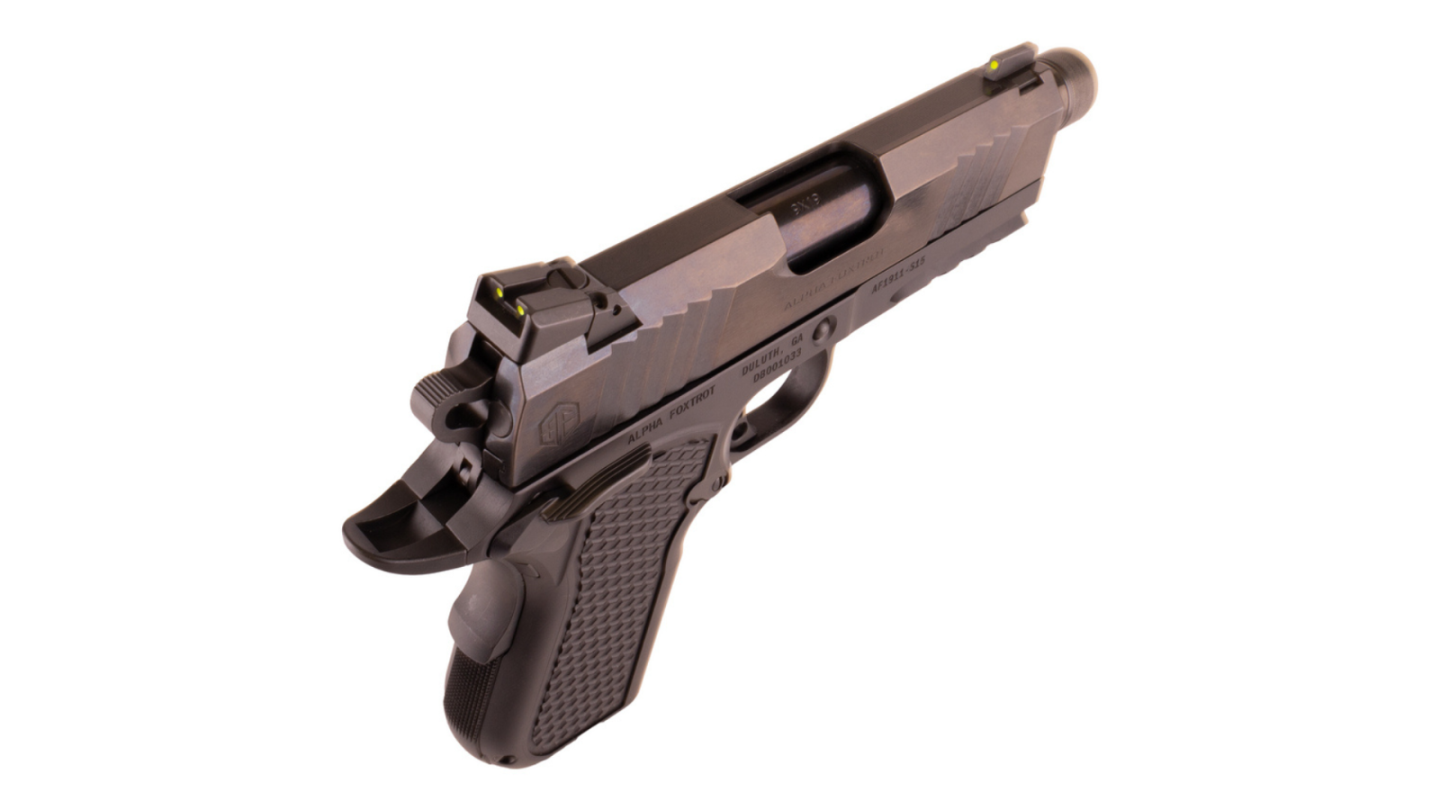 Alpha Foxtrot AF1911-S15 9mm Subcompact Pistol – 15+1 Capacity ...