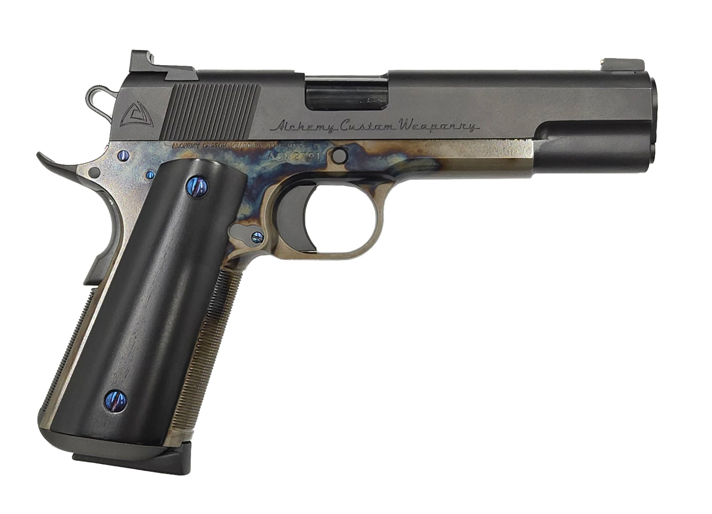 Alchemy Custom Weaponry Prime Color Case Hardened 1911, .45acp, 5 ...