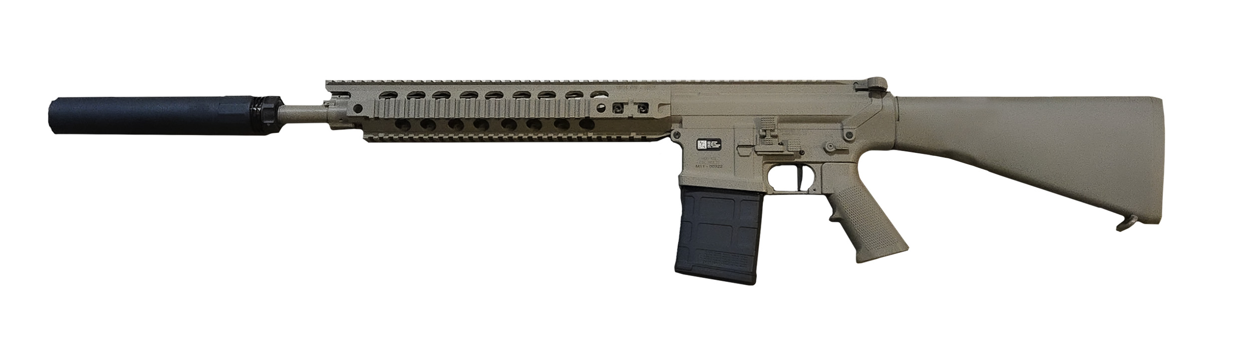 Type-A Rifle Co. M110 308 Win 20+1rd 18" Barrel FDE Rifle w/ Griffin ...