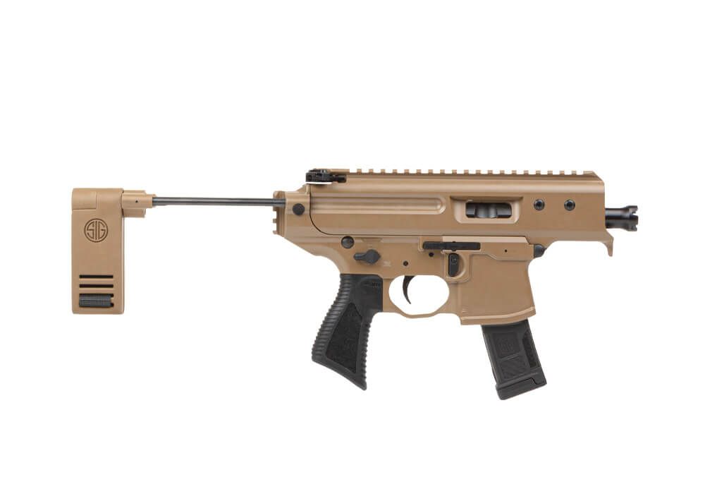 Sig Sauer MPX Copperhead 9mm Luger 3.50" 20+1 Coyote Cerakote Pistol