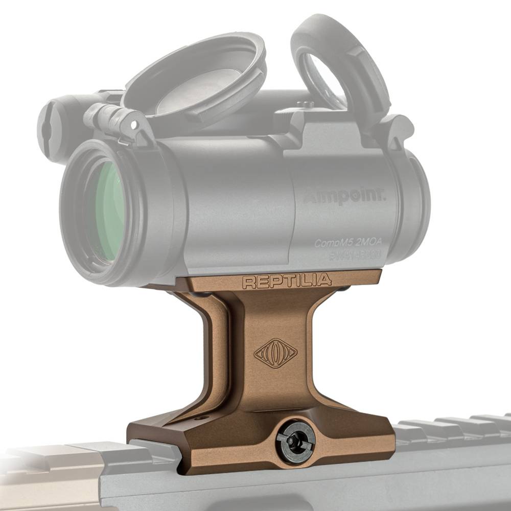 Reptilia Aimpoint Micro 1.93" Height FDE Anodized Dot Mount ...