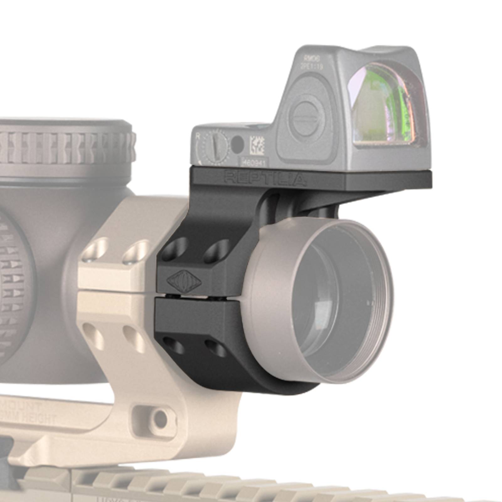 Reptilia ROF SAR 34MM Trijicon RMR SRO Black Mount | BattleHawk Armory