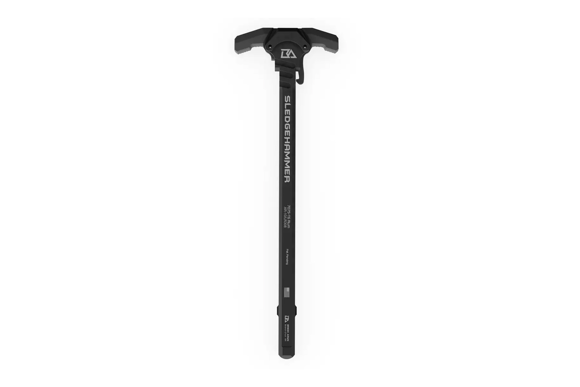 BREEK ARMS AR-10 SLEDGEHAMMER GAS BLOCKING CHARGING HANDLE - BLACK ...