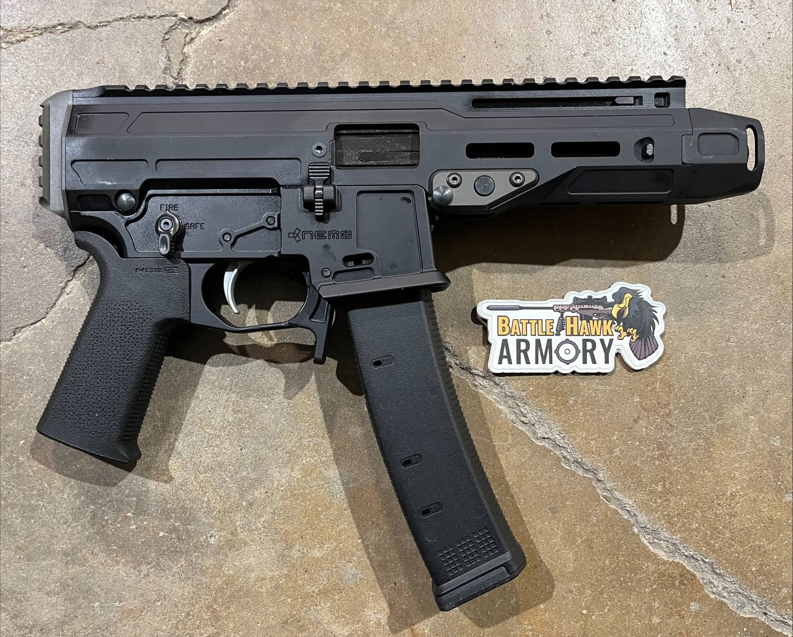 USED Nemo Arms Mongoose 9mm Luger 35+1 5.80" Black Front Cap ...