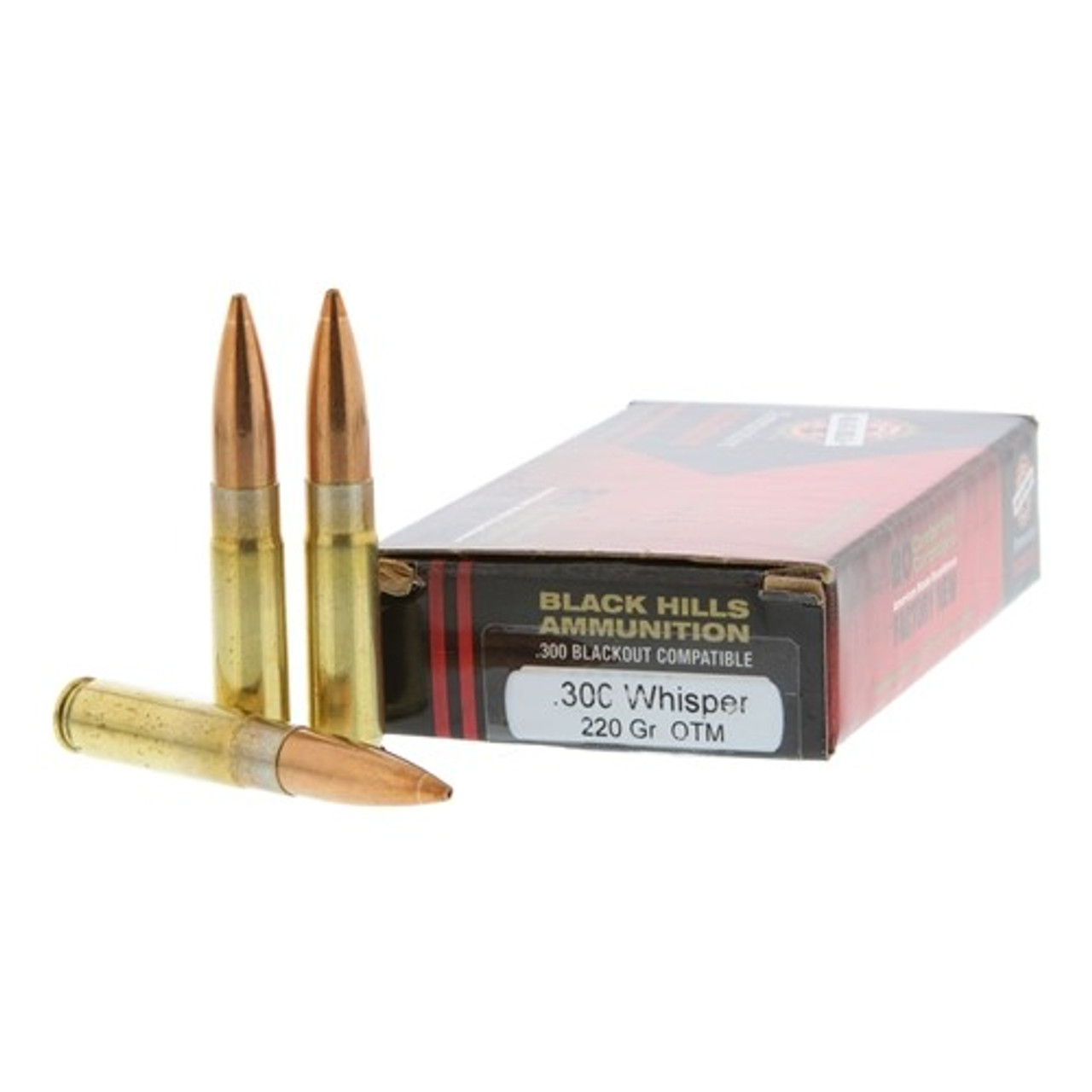 Black Hills Ammunition .300 Blackout Whisper 220 Gr Open Tip Match (OTM ...
