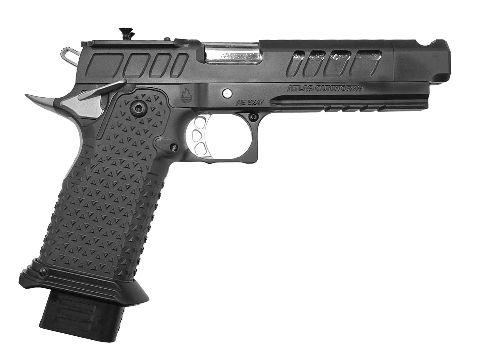 Atlas Gunworks Erebus 9mm Pistol w/ 4.6" Comp'd Bull Barrel